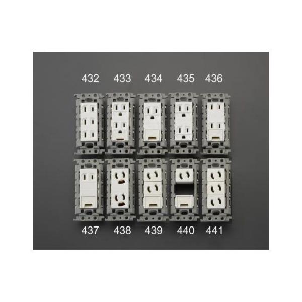 ●メーカー名：エスコ / ESCO●商品名：125V/15A 埋込コンセント（2口/アースターミナル） 絶縁枠メーカー品番：EA940CD-436JANコード：4548745836295備考■サイズ…50.1×110mm■定格容量…15A・...