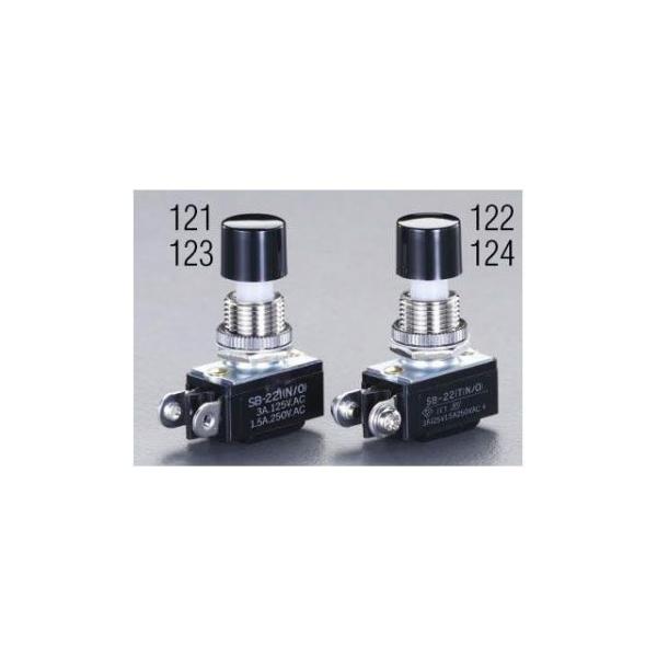 ●メーカー名：エスコ / ESCO●商品名：φ12mm用 押ボタンスイッチ（単極単投/小型）メーカー品番：EA940DA-124JANコード：4548745172867備考■メーカー…NKKスイッチズ■型番…SB-221TN/C■パネルカッ...