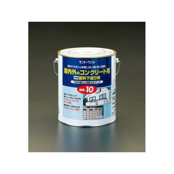 ●メーカー名：エスコ / ESCO●商品名：1.6L 下塗り剤（水性塗料）メーカー品番：EA942EM-83JANコード：4548745429138備考■内容量：1.6L■塗り面積（1回塗り）：約15m2■乾燥時間（指触）：20℃：約30分...
