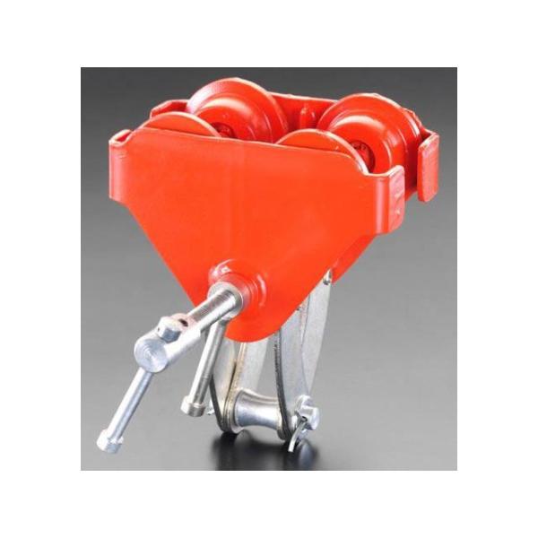 ●メーカー名：エスコ / ESCO●商品名：1.0ton ビームトロリーメーカー品番：EA987E-16JANコード：4518340459298備考■適用ビーム幅…60mm〜125mm■スチール製■能力…1t■重量…4.5kg■H型鋼専用■...