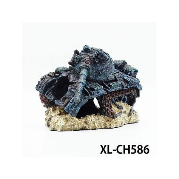 ●メーカー名：アルファテック / ALFA TEC●商品名：XL-CH586 戦車（中） 水槽 ケージ 飼育ケース インテリア オーナメント アクセサリー オブジェ オーナメント ジオラマ レイアウト 装飾 置物 観賞魚 爬虫類 熱帯魚メー...