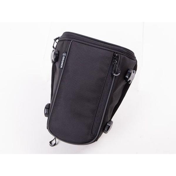 ●メーカー名：デグナー / DEGNER●商品名：NB-187 シートホルスターバッグ（ブラック）JANコード：4524486095290ブラックポリエステルH25×W21×D10（cm）1.5Lレインカバー×1・かんたんベルト×3ベルトは...