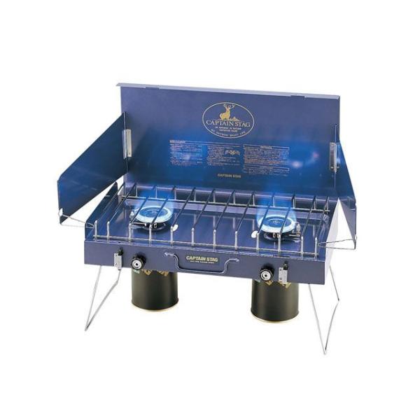 ●メーカー名：キャプテンスタッグ / CAPTAIN STAG●商品名：ステイジャー コンパクトガスツーバーナーコンロM-8249メーカー品番：M-8249JANコード：4976790782494本体・ふた（フード）：鉄（メラミン焼付塗装）...