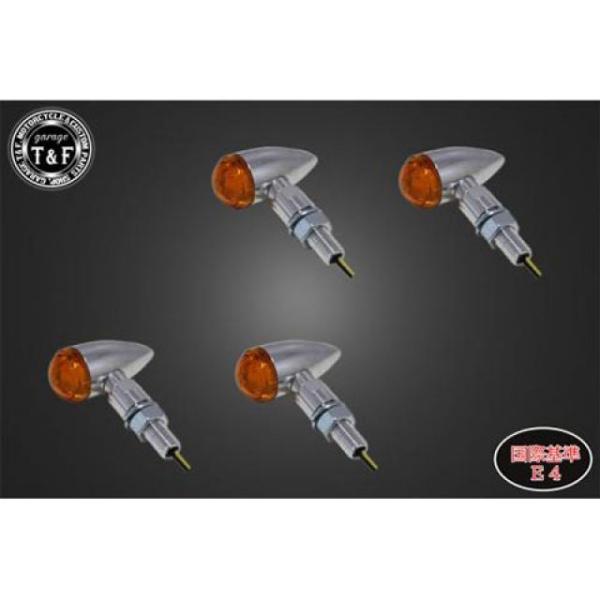 ●メーカー名：ガレージT&amp;F / T&amp;F(ガレージティーアンドエフ)●商品名：超小型砲弾ウィンカー（LED）ポリッシュ オレンジレンズ仕様キット●ウインカーステー Cメーカー品番：・SL151PLOC汎用 ・超小型砲弾ウィン...