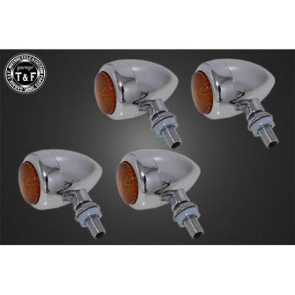 ●メーカー名：ガレージT&amp;F / T&amp;F(ガレージティーアンドエフ)●商品名：エッグウィンカー（LED）ポリッシュ オレンジレンズ仕様キット●ウインカーステー Cメーカー品番：・SL149PLOC汎用 ・エッグウィンカー（L...