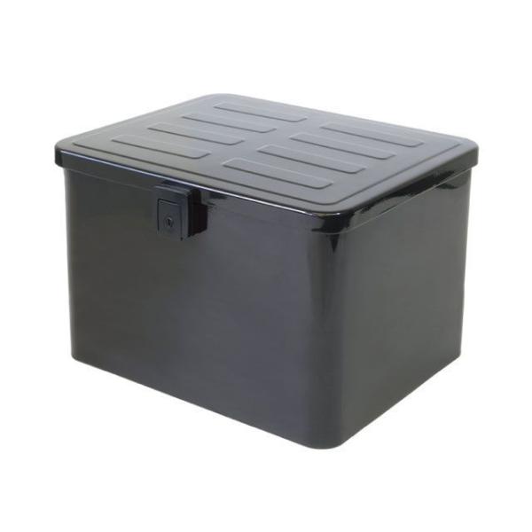 ●メーカー名：リンエイ（自転車） / rinei(リンエイ)●商品名：ラゲッジBOX（荷箱）NO.4（ブラック）JANコード：4510676334942ブラックスチール粉体塗装6100内寸（実測）：385mm×310mm×295mm外寸（図...