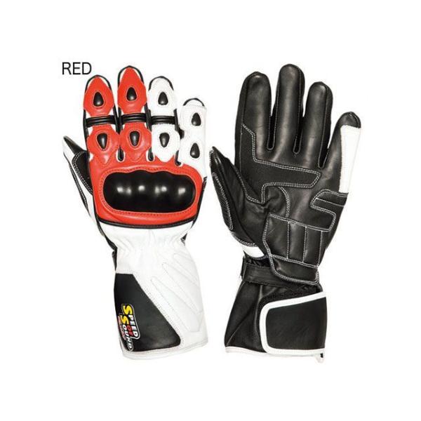 ●メーカー名：スピードオブサウンド / SPEED OF SOUND●商品名：SOG-021 RACING GLOVE（レッド）●サイズ：3Lメーカー品番：SOG021RD3JANコード：4525940222573レッド甲部：牛革/PUレザ...