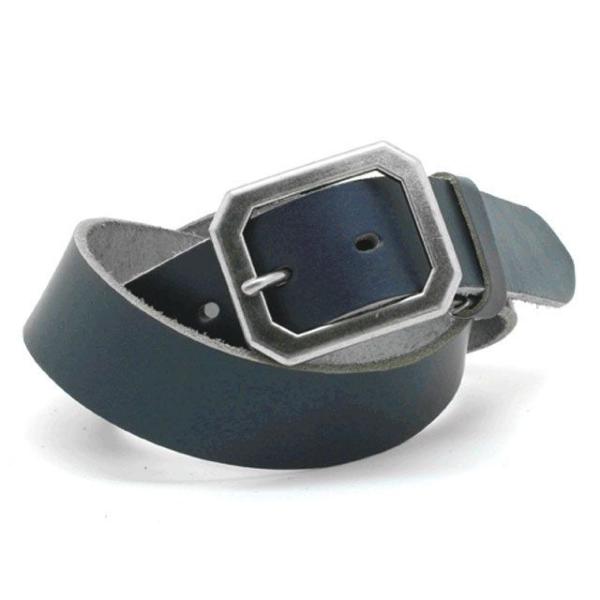 ●メーカー名：LOCAL WORKS(ローカルワークス)●商品名：CLASSICO 40mm幅 CUT CORNER SQUARE BUCKLE BELT　（ネイビー）メーカー品番：RC-085Lネイビー牛革フリー栃木レザークラシコを使用し...