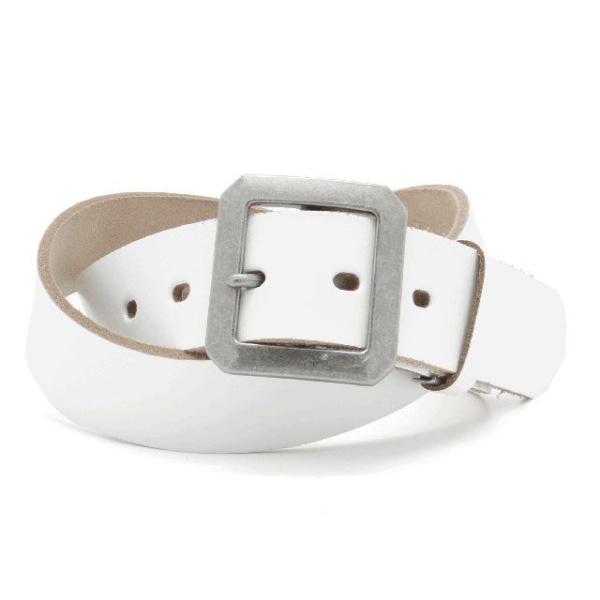 ●メーカー名：LOCAL WORKS(ローカルワークス)●商品名：CLASSICO 40mm幅 OCTAGON BUCKLE BELT　（ホワイト）メーカー品番：RC-034Lホワイト牛革フリー栃木レザークラシコを使用したベルト※画像はイメ...