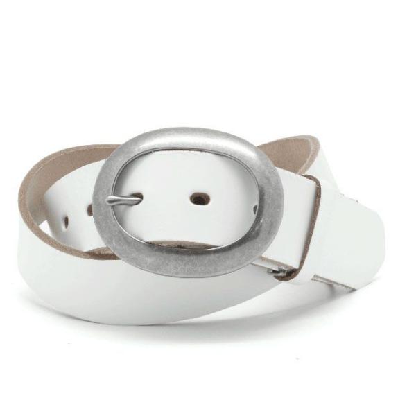 ●メーカー名：LOCAL WORKS(ローカルワークス)●商品名：CLASSICO 40mm幅 OVAL BUCKLE BELT（ホワイト）メーカー品番：RC-046Lホワイト牛革フリー栃木レザークラシコを使用したベルト※画像はイメージです。