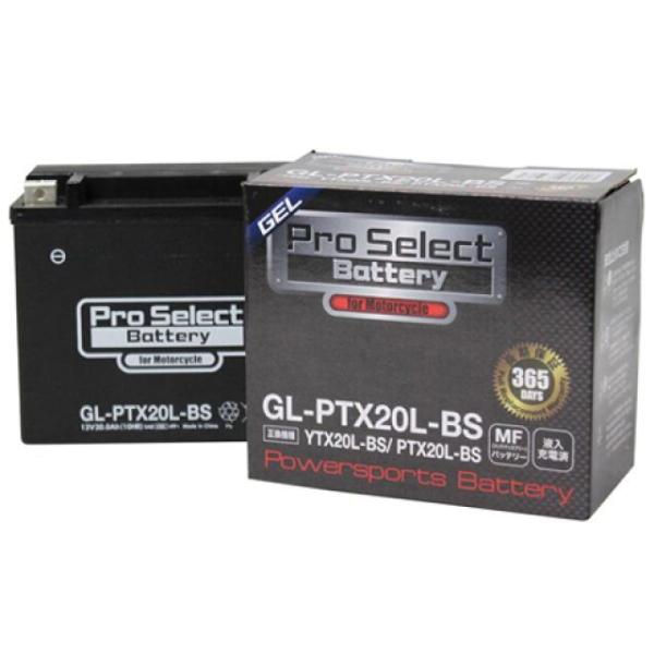 ●メーカー名：プロセレクトバッテリー / Pro Select Battery●商品名：プロセレクトバッテリー GL-PTX20L-BS（YTX20L-BS 互換）（液入）メーカー品番：PSB110JANコード：4562338976007汎...