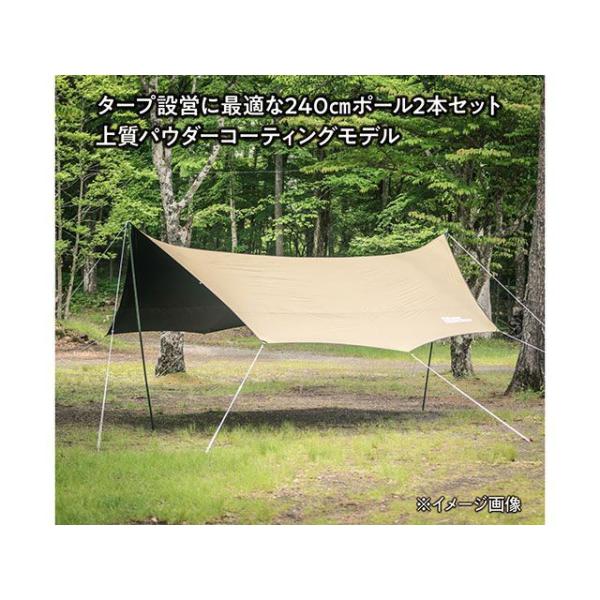 ●メーカー名：テントファクトリー / TENT FACTORY●商品名：スチールポール2Pセット AGRメーカー品番：TF-STP240-2CJANコード：4560442703991AGR材質：スチール（粉体塗装）240cm（径Φ22mm）...