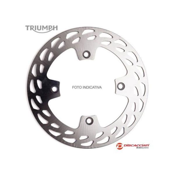 ●メーカー名：Discacciati(ディスカチャーティー)●商品名：トライアンフ ライトウェイト リア固定ディスクメーカー品番：TRIUMPHDISFDR322その他のモデル外径：220mm内径：105.5mmホール数：4穴（10.5φ）...