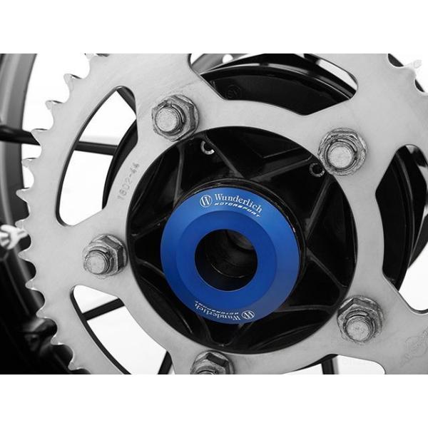 ●メーカー名：ワンダーリッヒ / Wunderlich●商品名：リアホイール スリーブ「TRACKDAY」 純正キャストホイール仕様車用 チェーンサイド（ブルー）メーカー品番：W42145-308S1000RRブルーリアタイヤの交換時など、...