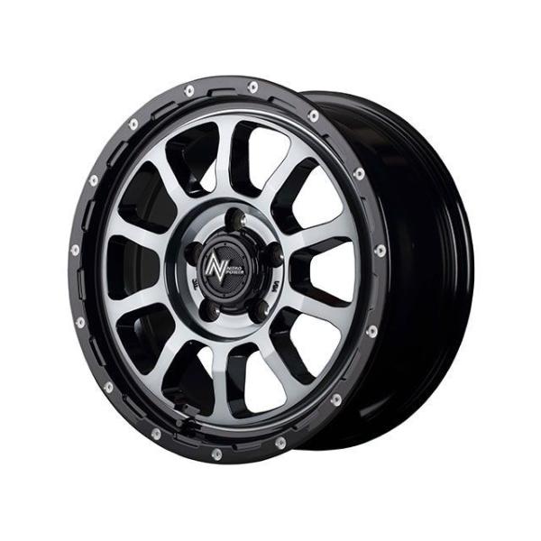 ●メーカー名：MID(エムアイディー)●商品名：NITRO POWER M10 PERSHING S（BK ブラック/マシニング/BKクリア）JANコード：4560234990462BK ブラック/マシニング/BKクリア17x7.0J+42...