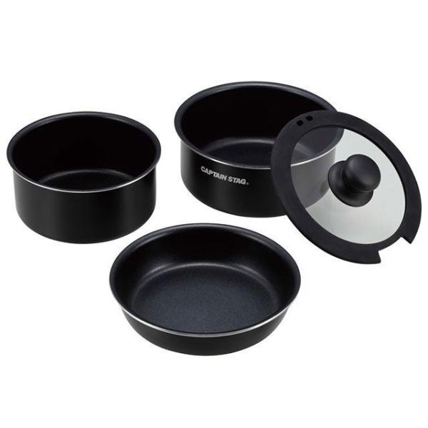 ●メーカー名：キャプテンスタッグ / CAPTAIN STAG●商品名：CAPTAIN STAG Easy コンパクトクッカーセットメーカー品番：UH-4120JANコード：4560464286052【マルチポット16cm・マルチポット18...