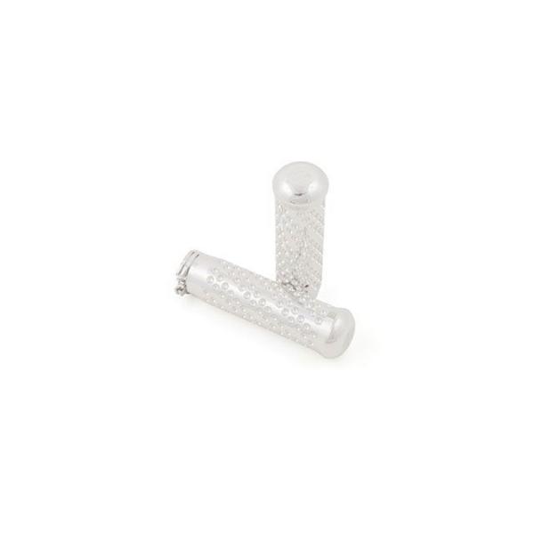 ●メーカー名：ケンズファクトリー / kens-factory●商品名：Spiral Grip Polishedメーカー品番：1-001ハーレー汎用 Fitment/Application：84-16 Models with Cable T...