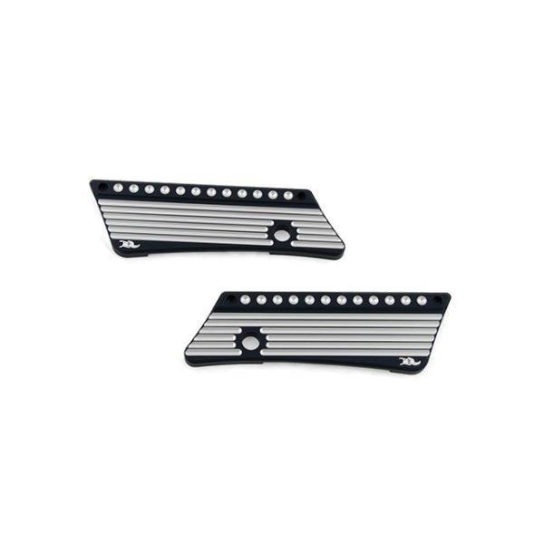 ●メーカー名：ケンズファクトリー / kens-factory●商品名：Saddle Bag Latch Black＆MachineCut2013年以前メーカー品番：12-011ツーリングファミリー汎用 Fitment/Applicatio...