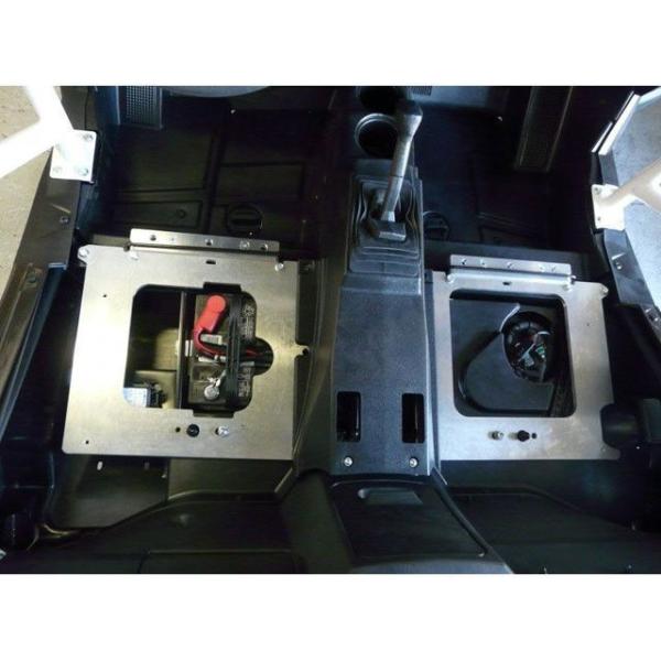 ●メーカー名：メカシステム / MECA’SYSTEM●商品名：Pairs of bucket support adapter plates RZR 900 S/S 1000/1000 XP/TURBO - POLARISメーカー品番：me...