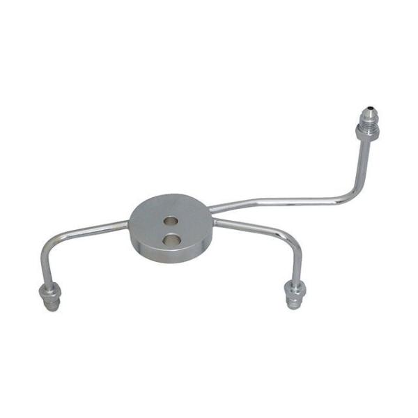●メーカー名：ゴットタッチブレーキ / GOT TOUCH brake system(ゴットタッチブレーキシステム)●商品名：ナローグライド用ジャンクションブレーキティー（クローム）メーカー品番：・013290その他ハーレークロームスチール...