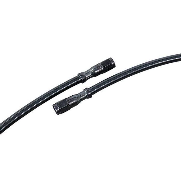 ●メーカー名：ゴットタッチブレーキ / GOT TOUCH brake system(ゴットタッチブレーキシステム)●商品名：32in ブレーキライン ステンレスメッシュ（ブラックコート）メーカー品番：・014737その他ハーレーフィッティ...