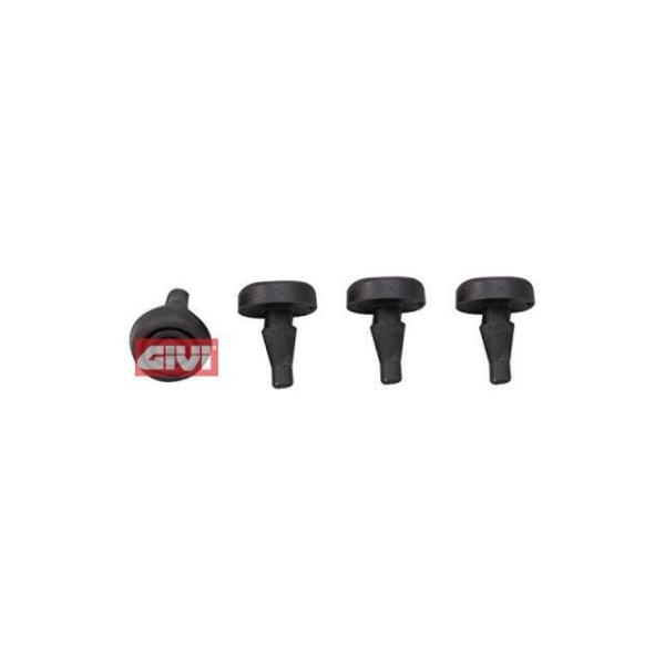 ●メーカー名：ジビ / GIVI●商品名：Rubber stoppers 4 pcs. for SRA... トップケースキャリアメーカー品番：givi_Z2710JANコード：8019606178138ジビプレートゴムパーツセット 4個入...