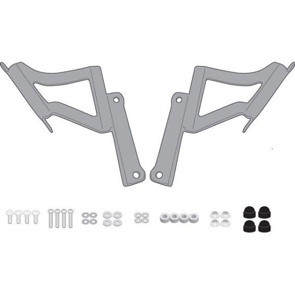 ●メーカー名：ジビ / GIVI●商品名：A4128A mounting Kit to mount Windscreen 1176A on Kawasaki Z900 20- or Windscreen 4128S on Kawasaki ...