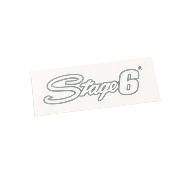 ●メーカー名：ステージ6 / STAGE6●商品名：ステッカー Stage6 logo 200mm×60mm（シルバー）メーカー品番：S6-0525CJANコード：4580630299013カラーシルバーサイズ200mm×60mm