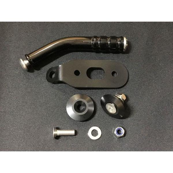 ●メーカー名：一国サイクルワークス / ichikoku(イチコクサイクルワークス)●商品名：サイドスタンドエクステンション（for DYNA07〜）ブラックアルマイトFLD Dyna Switchback FLD ダイナ スイッチバックF...