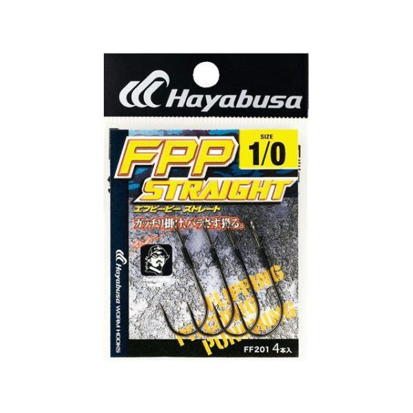 ●メーカー名：HAYABUSA / Hayabusa(ハヤブサ)●商品名：FINA FPPストレート FF201 2/0号メーカー品番：FF201-2/0JANコード：4993722726890■こだわり抜いたのは「ゲイプ幅とシャンク長のバ...