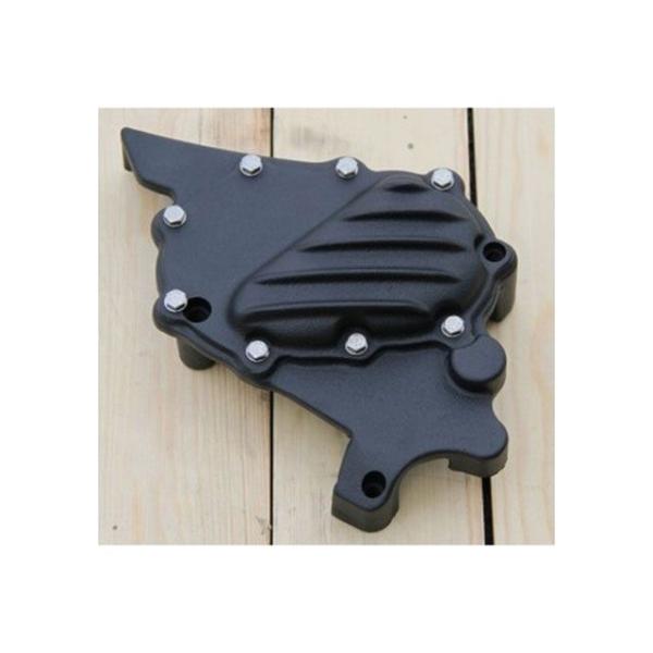 ●メーカー名：部品屋K&amp;W / K&amp;W(ブヒンヤケーアンドダブリュー)●商品名：EMD製 2004-UP スポーツスター用 スプロケットカバー（ブラック）メーカー品番：SCXLI-R-Bスポーツスターファミリー汎用 商品は新...