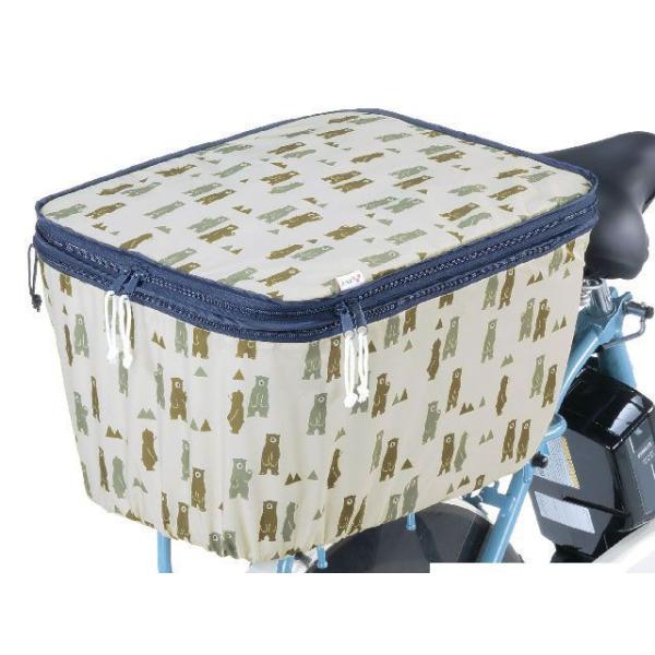 ●メーカー名：川住（自転車） / kawasumi(カワスミ)●商品名：NET-103J 2段式後カゴカバー ブラウンベアメーカー品番：NET-103JJANコード：4986012112213ポリエステル100％本体サイズ：約幅34cm×奥...