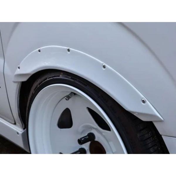 ●メーカー名：ESB(イーエスビー)●商品名：バトルワークス オーバーフェンダー左右各1枚（ビス付属） SSメーカー品番：AE00000136-1FRP製品 未塗装 黒ゲルコート仕上げSSサイズ＝約15〜20mmワイド汎用品ビス付属スタンス...