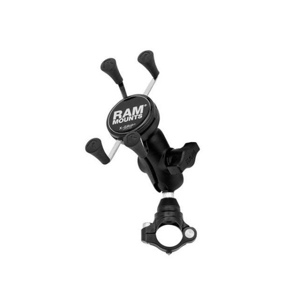 ●メーカー名：ラムマウント / RAM MOUNTS●商品名：Xグリップ（S）＆PLOT防振クランプセット（ショートアーム）1インチボールメーカー品番：RAM-PL7JANコード：4550646102713高強度アルミニウム（Marine-...