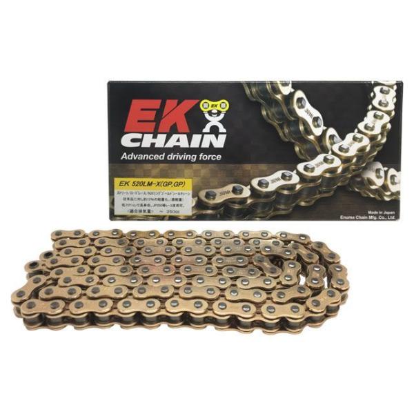 ●メーカー名：江沼チェーン / EKチェーン(イーケーチェーン)●商品名：NXリングシールチェーン EK520LMX SKJ（ゴールド）●リンク数 106Lメーカー品番：JAN_4571291780903JANコード：45712917809...