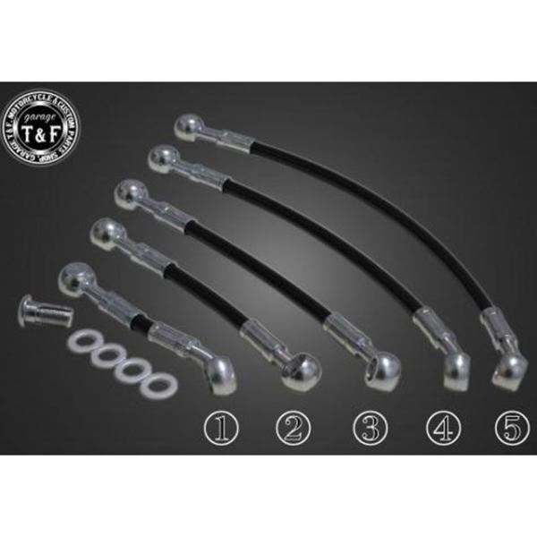●メーカー名：ガレージT&amp;F / T&amp;F(ガレージティーアンドエフ)●商品名：レブル250 ジョイント式（延長）ブレーキホース（ABS搭載モデル専用）●サイズ 300mmメーカー品番：・612058REBEL 250 レブル...