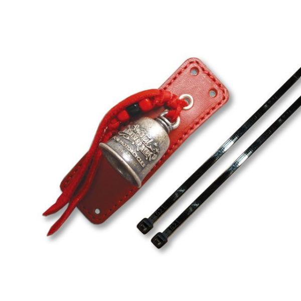 ●メーカー名：ラフテールレザーワークス / RoughTail leather works●商品名：ガーディアンベル＆レザーホルダー【01】（ベル：シルバー）●ホルダー レッドメーカー品番：AC-GB-01-SV-RDJANコード：4571...