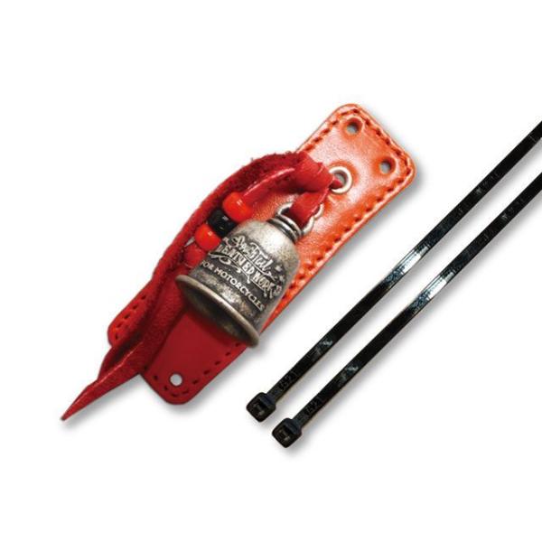 ●メーカー名：ラフテールレザーワークス / RoughTail leather works●商品名：ガーディアンベル＆レザーホルダー【01】（ベル：シルバー）●ホルダー オレンジメーカー品番：AC-GB-01-SV-ORJANコード：457...