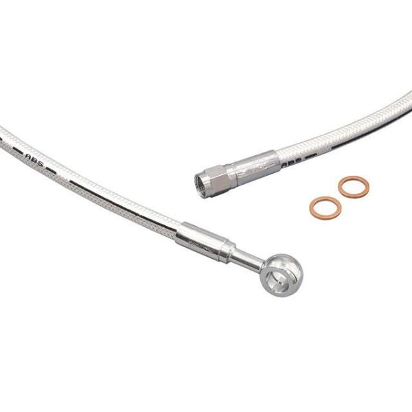 ●メーカー名：マグナム / MAGNUM●商品名：SCII 22in ABS用アッパーブレーキASSY ストレート10mmメーカー品番：・032158ハーレー汎用 メーカー品番AS37622カラー【メッシュ部分】Sterling Chrom...