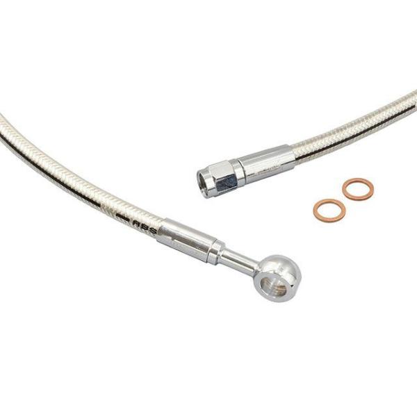 ●メーカー名：マグナム / MAGNUM●商品名：PS 20in ABS用アッパーブレーキASSY ストレート10mmメーカー品番：・033031ハーレー汎用 メーカー品番AS57620カラー【メッシュ部分】Polished Stainle...