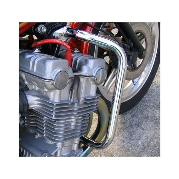 ●メーカー名：テックサーフ / techserfu●商品名：CBX1000エンジンガード左右セットメーカー品番：T66-H017-000SJANコード：4573340192668CBX1000 CBXパイプ径：25.4（クロームメッキ仕上げ...