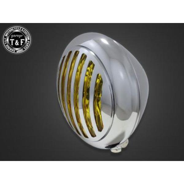 ●メーカー名：ガレージT&amp;F / T&amp;F(ガレージティーアンドエフ)●商品名：マグナ50 5.75インチマスクドトラクターヘッドライト＋ステーSET（タイプH）●タイプ メッキ/イエローメーカー品番：・4023934MAGN...