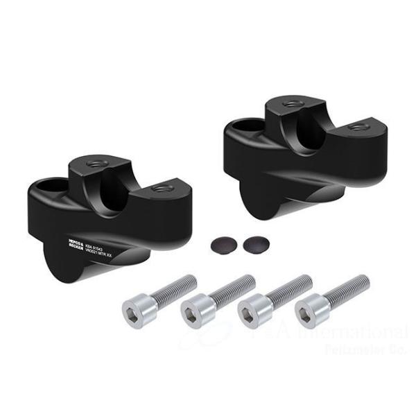 ●メーカー名：ヘプコ＆ベッカー / HEPCO＆BECKER(ヘプコアンドベッカー)●商品名：ハンドルバーセットバックライザー 30mmUp 21mmSetback（ブラック）メーカー品番：4245-989-0001CB1100EXCB11...