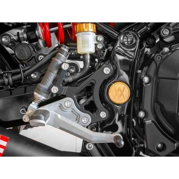 ●メーカー名：アーキ / ARCHI●商品名：クラシカルバックステップメーカー品番：189-5309JANコード：4589641462478Z900RSZ900RS CAFE Z900RSカフェ■純正ステップ上面位置から50mmバック、30...