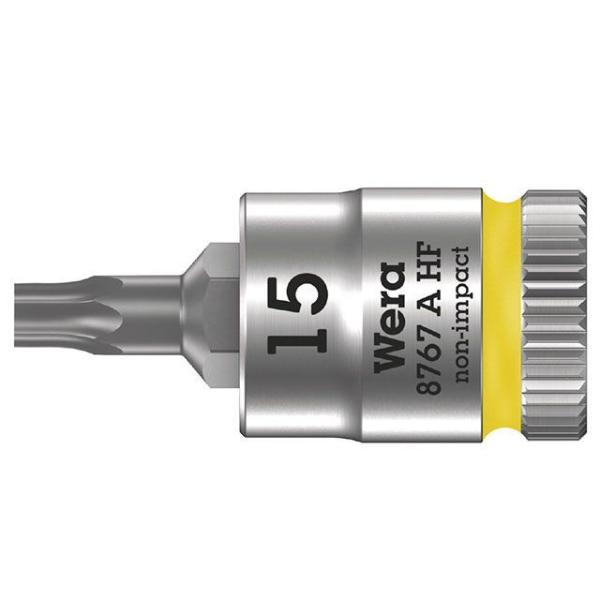 ●メーカー名：ヴェラ / WERA●商品名：003363 差込角1/4DR トルクスビットソケット 保持機能を備えたサイクロップビットソケット 先端サイズTX15 全長サイズ28mmメーカー品番：・003363JANコード：40132881...