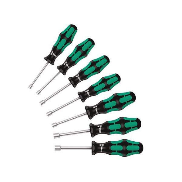 ●メーカー名：ヴェラ / WERA●商品名：029510 7本組 六角ドライバーセット 5.5-13mm入りメーカー品番：・029510JANコード：4013288111432入組数：7点ドライバー全長（mm）：各90395 HO/7 ナッ...