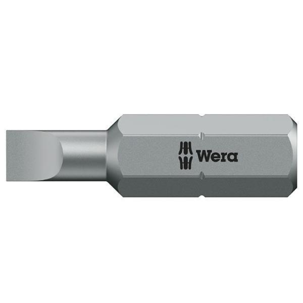 ●メーカー名：ヴェラ / WERA●商品名：072063 マイナスネジ用 ドライバービット 差込6.35mm 刃先サイズ1.2X8.0mm 全長25mmメーカー品番：・072063JANコード：4013288030450サイズ（mm）：1....