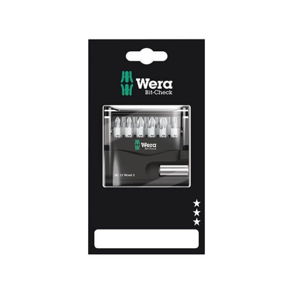 ●メーカー名：ヴェラ / WERA●商品名：136391 12点組 木工用 1/4HEX Bit-Checkビットチェック ビットホルダーセットメーカー品番：・136391JANコード：4013288214027入組数：12点ビット全長（m...