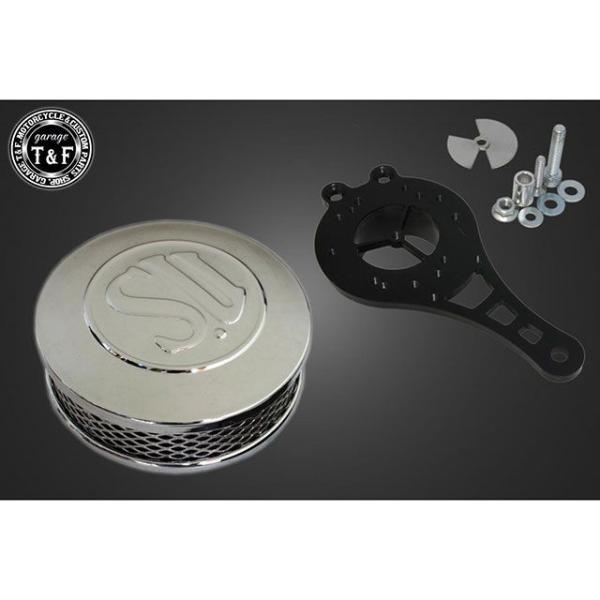 ●メーカー名：ガレージT&amp;F / T&amp;F(ガレージティーアンドエフ)●商品名：ドラッグスター250 SUエアクリーナーKIT（メッキ）メーカー品番：・7082501DragStar 250（XVS250） ドラッグスター25...