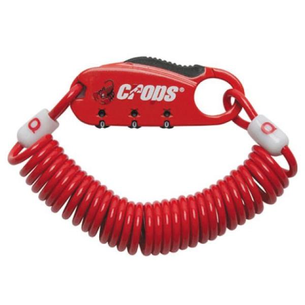 ●メーカー名：クロップス / CROPS●商品名：CP-SPD08 Q3●カラー：レッドメーカー品番：CP-SPD08RJANコード：4571144617509・3桁式ダイヤルロック ・3φコイルケーブル99g長さ：180cm■3φコイルケ...